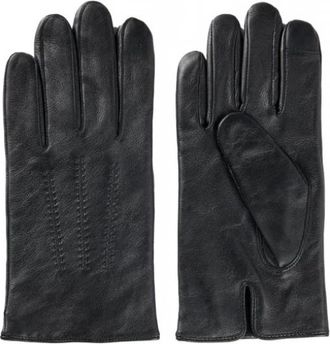 HUGO BOSS Homme, Accessoires, Noir, Taille: 9 1/2 IN Gants Hainz-ME