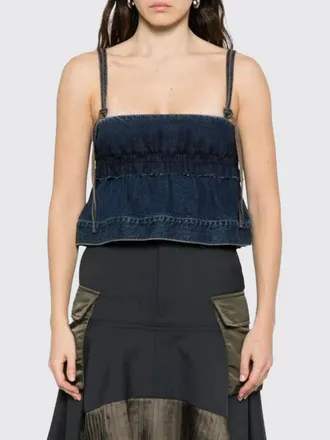 sacai Top Femme couleur Bleu