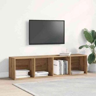 vidaXL Vidaxl - Meuble tv ch&ecirc;ne artisanal 120x34x37 cm bois ding&eacute;nierie