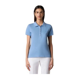 Brooks Brothers Femme, Tops, Bleu, Taille: 36 FR Polo en Piqu&eacute; de Coton avec Logo Brod&eacute;