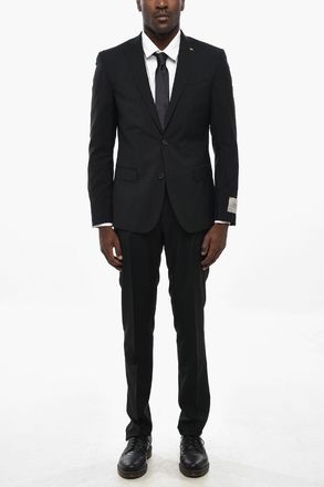 Corneliani CC COLLECTION Mohair-Blend Anzug With Klassischem Revers Corneliani