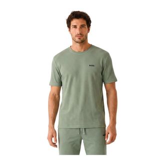 HUGO BOSS Waffel-Strick T-Shirt - - Tops - Herren - Gr&uuml;n - M