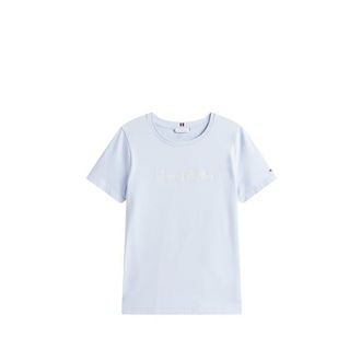 Tommy Hilfiger T-shirt &agrave; col ras-du-cou et logo brod&eacute;