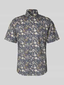 Brax Modern Fit Freizeithemd im Allover-Look Modell Hardy