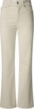 Pepe Jeans London Damen High Waist Flare Willa Corduroy Hose, Beige (Oyster White), 31 W/32 L
