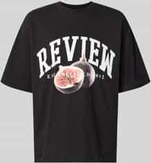 Review Relaxed Fit T-Shirt mit Logo-Print