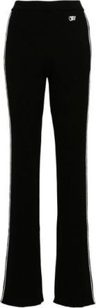 Off-white Off-White Side-Stripe Ribbed Flared Trousers Size XS