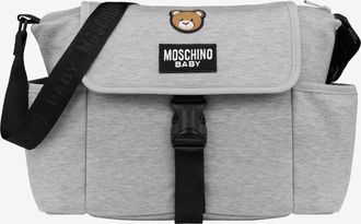 Moschino Sac à langer Teddy Patch - Gris