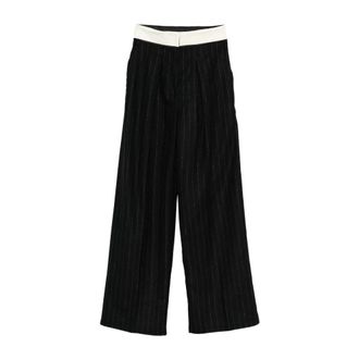 Forte_Forte Weite Hosen - - Trousers - Damen - Schwarzk - S