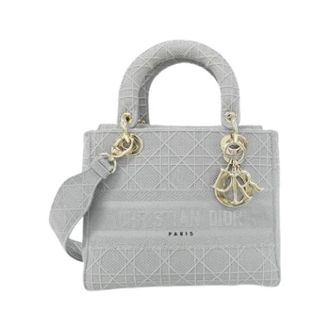 Dior Pre-owned Canvas Handbag - - Pre-owned - Damen - Grau - ONE SIZE