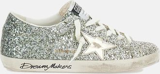 Golden Goose Super Star Glitzernd