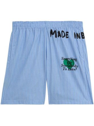 Barrow short à logo - Bleu