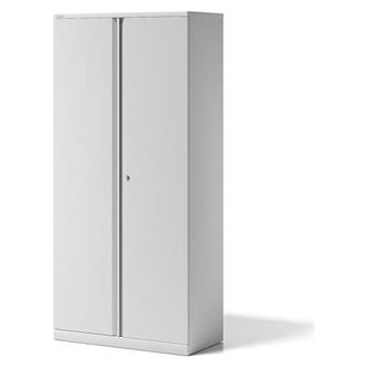 Bisley Fl&uuml;gelt&uuml;renschrank Essentials mit 4 Fachb&ouml;den f&uuml;r 5 Ordnerh&ouml;hen, Metall, 696 Verkehrswei&szlig;, 47 x 91.4 x 198 cm