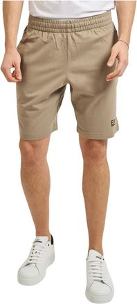Emporio Armani Homme, Shorts, Beige, Taille: 2XL Core Identity Cotton Bermuda Shorts
