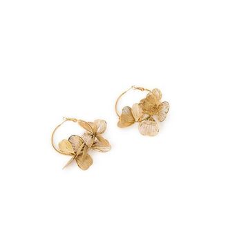 Au Printemps Paris Boucles doreille cr&eacute;oles fleurs