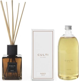 Culti Duftstäbchen 500 ml Decor mit Nachfüllpackung 1000 ml - eleganter Raumduft - Culti Milano - Lebensdauer 6 Monate Abdeckung 30 m² - raffiniertes Design