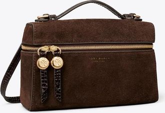 Tory Burch Schlanke Romy Henkeltasche aus Wildleder