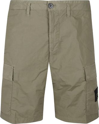 Stone Island Homme, Shorts, Vert, Taille: W33 Cargo Bermuda Shorts