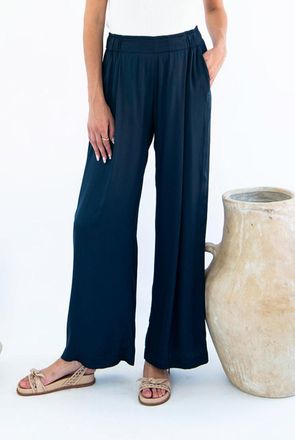 Neu Nomads Damen vegan Hose Garbo Mitternachtsblau