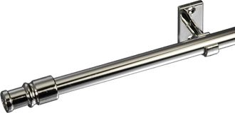 Liedeco Cafehausstange, Scheibenstange 12 mm| Florida verchromt | ausziehbar 85-135 cm