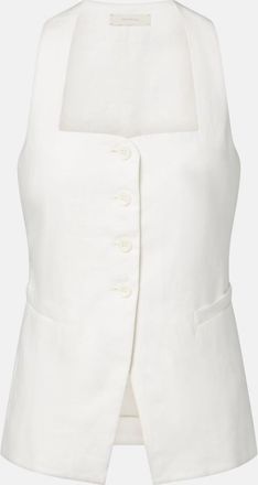 Faithfull The Brand Gilet Jackie en lin