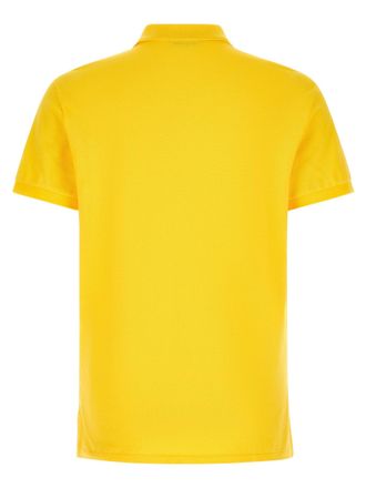 Polo Ralph Lauren Logo-Embroidered Piqu&eacute; Cotton Polo Shirt - Yellow