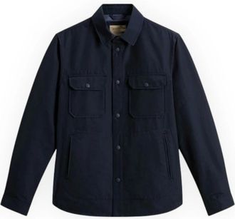 Woolrich Homme, Vestes, Bleu, Taille: M Veste Overshirt Ramar L&eacute;g&egrave;re