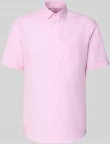 Olymp Regular Fit Business-Hemd mit Kentkragen und Brusttasche