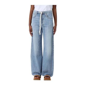 Citizens Of Humanity Indigo Weite Bein Jeans mit Kordelzug - - Jeans - Damen - Blau - W28