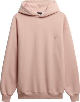 Superdry Herren Blank Oversized Hoodie Ashy Pink M