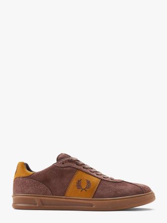 Fred Perry Suede sneakers with iconic embroidery - FRED PERRY - gender_Man