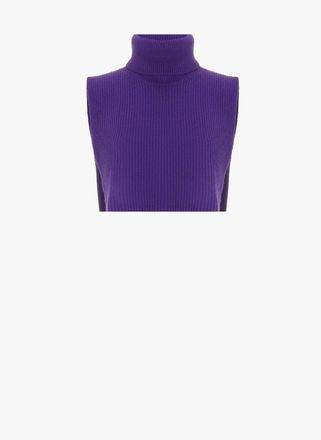 Saison 1865 Echarpe col roul&eacute; en cachemire