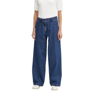 Forte_Forte Jeans mit Bundfalten - - Jeans - Damen - Blau - S