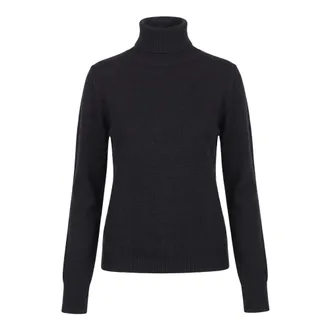 Jucca Femme, Pulls, Noir, Taille: 38 FR Pull &agrave; col roul&eacute;