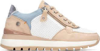 Refresh Sportschuhe Sneaker Damen Beige - Bequeme und vielseitige Schuhe - Casual Mode - Modell 17512603 (Gr&ouml;&szlig;e 37)
