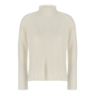 Max Mara Damen, Strickwaren, Wei&szlig;, LGr&ouml;&szlig;e