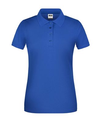 James & Nicholson Damen BIO Workwear Polo - Leicht tailliertes Poloshirt f&uuml;r Beruf & Freizeit | Farbe: royal | Gr&ouml;sse: 3XL