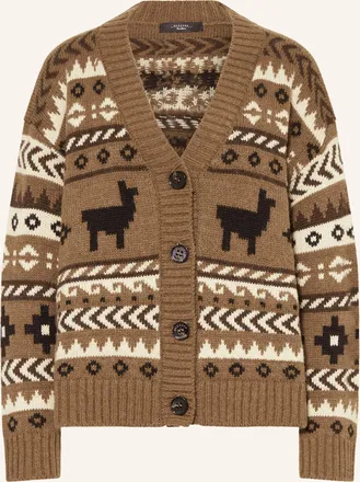 Max Mara Weekend Max Mara Strickjacke Ovatta Mit Alpaka braun