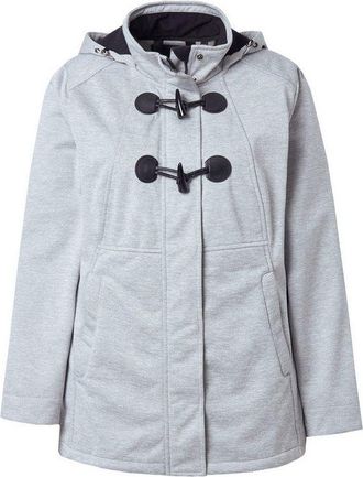 Ulla Popken Softshelljacke HYPRAR Softshelljacke Knebelkn&ouml;pfe wasserabweisend