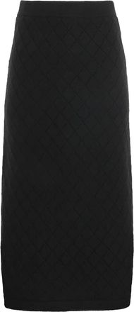 Zimmermann minijupe en maille ajourée - Noir