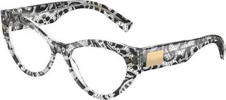 Dolce & Gabbana Femme, Accessoires, Noir, Taille: 54 MM Monture OEil-de-Chat