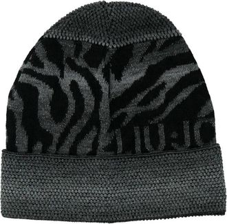 Liu Jo Gerippte Beanie - - Accessories - Damen - Grau - ONE SIZE