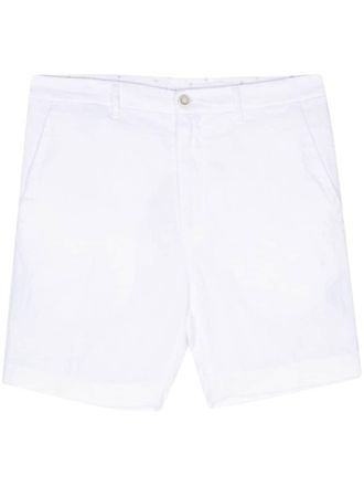 120% Lino short chino en lin - Blanc