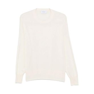 Be You Kaschmir Pullover mit Rundhalsausschnitt - - Knitwear - Damen - Wei&szlig; - L