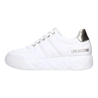 Love Moschino Ledersneaker - - Shoes - Damen - Wei&szlig; - 37 EU
