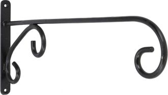 Guru Shop Wandarm aus Eisen, Wandhalter, Wandhaken F&uuml;r Aussensterne, Weihnachtssterne, Aussenleuchten - Wandhalterung, 21x2x50 cm