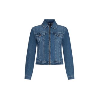 Liu Jo Femme, Vestes, Bleu, Taille: 36 FR Veste en jean
