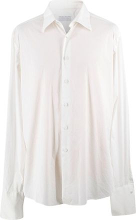 Prada White Classic Dress Shirt Size 17.5