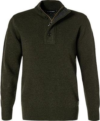 Barbour Herren Pullover grün unifarben