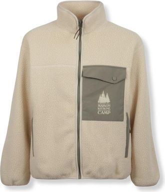 Maison Kitsun&eacute; Homme, Vestes, Beige, Taille: S Veste Polaire D&eacute;contract&eacute;e
